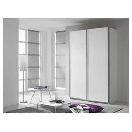 Schwebetürenschrank Rauch "Quadra Kleiderschrank BESTSELLER Schrank Gaderobe" Schränke Gr. B/H/T: 136 cm x 230 cm x 62 cm, 2 St., weiß mit Möglichkeit zur individuellen Frontgestaltung, leichtgängige Türen