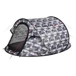 Wurfzelt High Peak "Pop up Zelt Vision 3" Zelte Gr. B/H/L: 180cm x 100cm x 235cm, grün (camouflage)