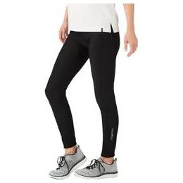 Trainingshose TRIGEMA "TRIGEMA Lange Radler-Hose angeraut" Gr. XXL, US-Größen, schwarz Damen Hosen