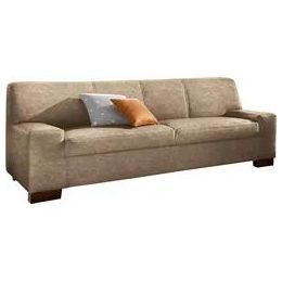 2-Sitzer DOMO collection "Norma" Sofas Gr. B/H/T: 192cm x 74cm x 85cm, Microfaser PRIMABELLE, ohne Funktion, braun (café)