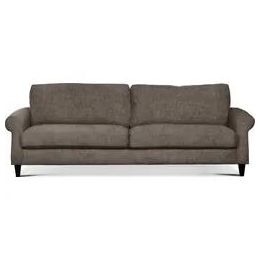 2,5-Sitzer furninova "Coffee Day, sehr bequem zum Sitzen und Relaxen, Megasofa Breite 238" Sofas Gr. B/H/T: 238 cm x 83 cm x 94 cm, Velours, ohne Bettfunktion, grau (stone) tolle Detailverarbeitung, im skandinavischen Design