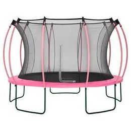 Gartentrampolin Plum "Springsafe Trampolin Colours", pink (schwarz, pink), Trampoline, Kinder, B: 366cm, 366 cm mit Sicherheitsnetz