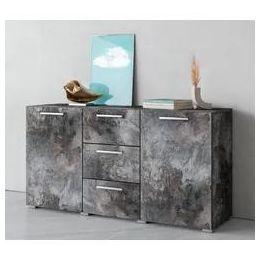 Sideboard Inosign "Sarah" Sideboards grau (schieferfarben matt) Breite 132 cm