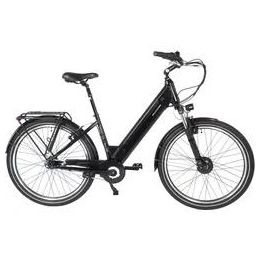 E-Bike Allegro "Comfort SUV 7 Plus 522" E-Bikes Gr. 45cm, 27,5 Zoll (69,85cm), schwarz Pedelec, Elektrofahrrad für Damen u. Herren