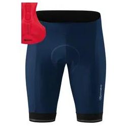 Fahrradhose Gonso "SITIVO M 0" Gr. L, Normalgrößen, blau (rot) Herren Hosen Radhose mit innovativem Sitzpolsterkonzept