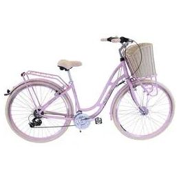 Cityrad FASHION LINE Gr. 48, rosa (hellrosa, hellrosa), Fahrräder, 48cm, 28 Zoll (71,12cm), für Damen, Kettenschaltung