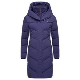 Steppmantel Ragwear "Natalka" Gr. XL (42), lila Damen Mäntel stylischer, gesteppter Winterparka mit gefütterter Kapuze