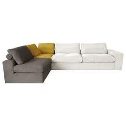 Ecksofa Alina "Sandy" Sofas Gr. B/T: 276cm x 226cm, Cord, Armlehne rechts, bunt (gct 149/ gct 95/ 11) mit losen Sitz und Rückenkissen, in modernem Cordstoff