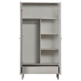 Garderobenschrank Woood "Madu" Schränke Gr. B: 100 cm, grau