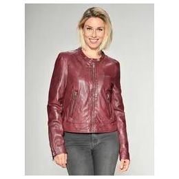 Lederjacke Maze "Grenada" Gr. S, rot (wine) Damen Jacken