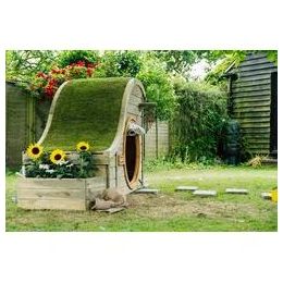 Spielzelt Plum "Discovery Nature Play Hideaway" Spielzelte beige (natur) Kinder BxTxH: 201x133x126 cm