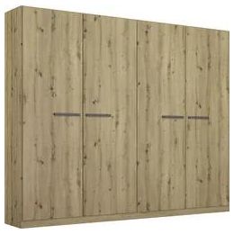 Drehtürenschrank Rauch "Kleiderschrank Schrank Garderobe Garderobenschrank Stauraumwunder MODI" Schränke Gr. B/H/T: 226 cm x 210 cm x 54 cm, Ohne Spiegel, braun (eiche artisan) inkl. Stoff-Organizer mit 6 Fächern optionaler Spiegel MADE IN GERMANY