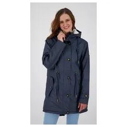 Regenmantel DEPROC ACTIVE "Friesennerz HALIFAX NEW WOMEN" Gr. 36 (S), blau (navy) Damen Mäntel auch in Großen Größen erhältlich