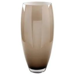 Tischvase Fink "AFRICA" Vasen Gr. H: 40 cm Ø 18 cm, beige (greige, opal) Vase aus Opalglas, mundgeblasen, Dekovase