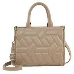 Tom Tailor Damen Amela Shopper, braun, Uni, Gr. ONESIZE