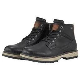 Tom Tailor Herren Gefütterte Stiefel, schwarz, Uni, Gr. 40