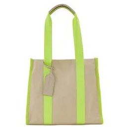 Tom Tailor DENIM Damen Alani Shopper, beige, Uni, Gr. ONESIZE