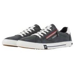 Tom Tailor Herren Sneaker aus Kunstleder, blau, Uni, Gr. 41