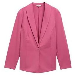 Tom Tailor Damen Plus Size - Regular Fit Blazer, rosa, Uni, Gr. 46