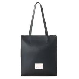 Tom Tailor DENIM Damen Nio Shopper, schwarz, Uni, Gr. ONESIZE