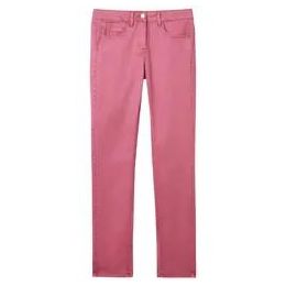 Tom Tailor Damen Alexa Slim Jeans mit Bio-Baumwolle, rosa, Uni, Gr. 44/32