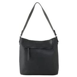 Tom Tailor Damen Larea Beuteltasche, schwarz, Uni, Gr. ONESIZE