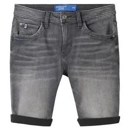 Tom Tailor Herren Superflex Josh Jeansshorts, grau, Uni, Gr. 30