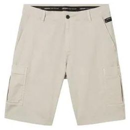 Tom Tailor DENIM Herren Relaxed Cargoshorts, grau, Uni, Gr. M