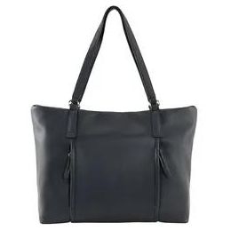 Tom Tailor Damen Beca Shopper, blau, Uni, Gr. ONESIZE