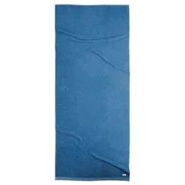 Tom Tailor Unisex Frottier Badetuch, 80x200 cm, blau, Uni, Gr. 80X200