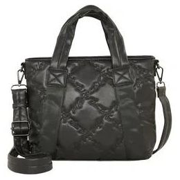 Tom Tailor Damen Tarina Shopper, schwarz, Uni, Gr. ONESIZE