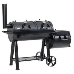 Smoker Tepro "Indianapolis" Grills Gr. B/H/T: 184 cm x 153 cm x 88 cm, schwarz BxTxH: 184x88x153 cm, 155 kg