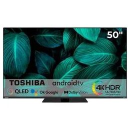 E (A bis G) Toshiba LED-Fernseher Fernseher schwarz