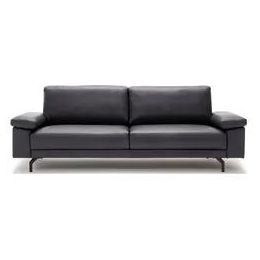 2-Sitzer CREATION BY ROLF BENZ "hs.450" Sofas Gr. B/H/T: 180cm x 85cm x 95cm, Leder OSKAR, schwarz (signalschwarz)