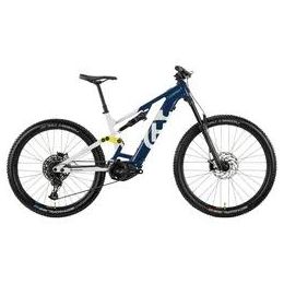 E-Bike Husqvarna E-BICYCLES "E-Mountainbike Cross MC2" Gr. 44, blau (blau, weiß), E-Bikes, 44cm, 29 Zoll (73,66cm), Pedelec, Elektrofahrrad für Herren, MTB, Bluetooth