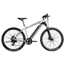 Zündapp E-Bike ZÜNDAPP "Z801" E-Bikes Gr. 48 cm, 27,5 Zoll (69,85 cm), schwarz (schwarz, weiß) Pedelec, Elektrofahrrad für Damen u. Herren, MTB