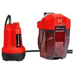 Klarwasserpumpe Einhell "GE-SP 18 Li -Solo" Pumpen rot (rot, schwarz) 5000 lh max. Fördermenge