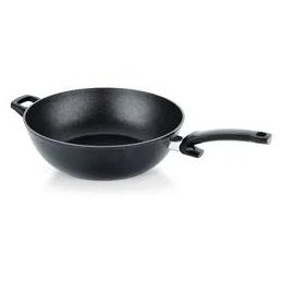 Wok Fissler "Adamant", schwarz, Ø:32cm, Pfannen, induktionsgeeignet, kratzfeste Antihaft-Beschichtung, Made in Germany