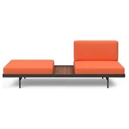 Schlafsofa INNOVATION LIVING TM "Puri Designcouch, innovativ und elegant, Solitärmöbel, Daybed" Sofas Gr. B/H/T: 195cm x 69cm x 80cm, Polyester, braun (rust) Designobjekt, Kaltschaumpolsterung für hohen Sitz- und Liegekomfort