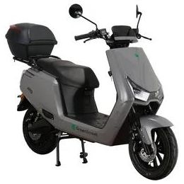 E-Motorroller GreenStreet "Rio 2000W 45 kmh grau inkl. Topcase", grau (grau, schwarz), ElektromotorrollerB:76cm H:116cm L:188cm, bis zu 55 km Reichweite, breites Rücklicht zur besseren Sichtbarkeit, B:76cm H:116cm L:188cm