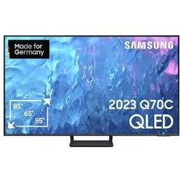 F (A bis G) Samsung LED-Fernseher Fernseher Quantum Prozessor 4K,Quantum HDR,Gaming Hub,Smart Hub Gr. 75, grau (eh13 1hts)