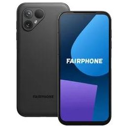 FAIRPHONE Smartphone "FAIRPHONE 5" Mobiltelefone Gr. 256 GB, schwarz (matte schwarz)