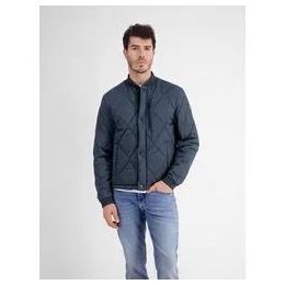 Steppjacke Lerros "Lerros Modischer Steppblouson" Gr. S, blau (classic navy) Herren Jacken Keine Angabe