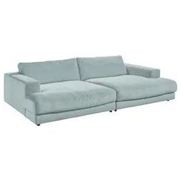 Loungesofa Places of Style "Enisa, B/T/H: 290/170/85 cm" Sofas Gr. B/H/T: 290cm x 85cm x 170cm, Cord, blau (bleu) Zeitloses und stylisches Loungemöbel, Mega-Sofa, Big-Sofa XXL