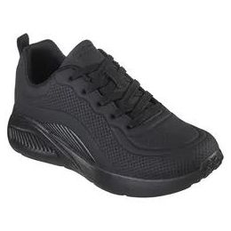 Sneaker Skechers "BOBS BUNO" Gr. 39, schwarz Damen Schuhe Freizeitschuh, Halbschuh, Schnürschuh im schlichten Monochrome Look