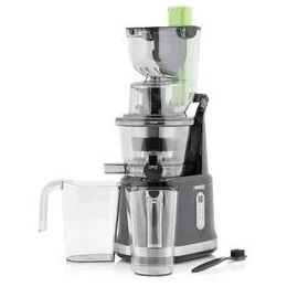 Princess Entsafter "202045" Easy Fill Slow Juicer – Extra großer Fülltrichter – Hoher Saftertrag silberfarben