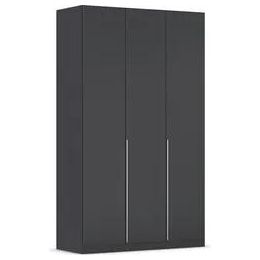 Drehtürenschrank Rauch "Kleiderschrank Schrank Garderobe AGORDO mit Dekor- oder Hochglanzfront" Schränke Gr. B/H/T: 136 cm x 229 cm x 54 cm, 3 St., grau (graumetallic) durchdachte Innenausstattung, in 6 Breiten und 2 Höhen MADE IN GERMANY