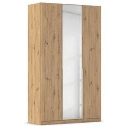 Drehtürenschrank Rauch "Kleiderschrank Schrank Garderobe AGORDO mit Dekor- oder Hochglanzfront" Schränke Gr. B/H/T: 136cm x 229cm x 54cm, 3 St., braun (eiche artisan) durchdachte Innenausstattung, in 6 Breiten und 2 Höhen MADE IN GERMANY