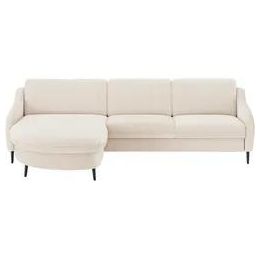 Sit & More Ecksofa SIT & MORE "Soul L-Form" Sofas Gr. B/H/T: 296cm x 90cm x 189cm, Flachgewebe, Recamiere links, ohne Funktion, beige wahlweise mit Bettfunktion