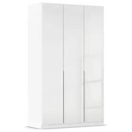 Drehtürenschrank Rauch "Kleiderschrank Kleiderschränke Schrank Garderobe AGORDO mit Glasfront" Schränke Gr. B/H/T: 136cm x 229cm x 54cm, 3 St., weiß (alpinweiß) durchdachte Innenausstattung, in 6 Breiten und 2 Höhen MADE IN GERMANY